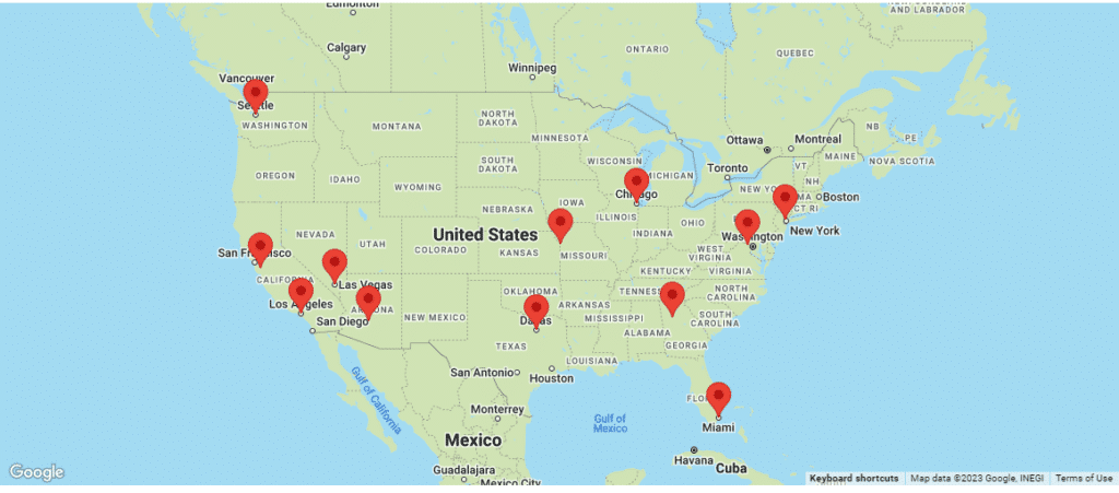 Data Center Locations - Epis Technology